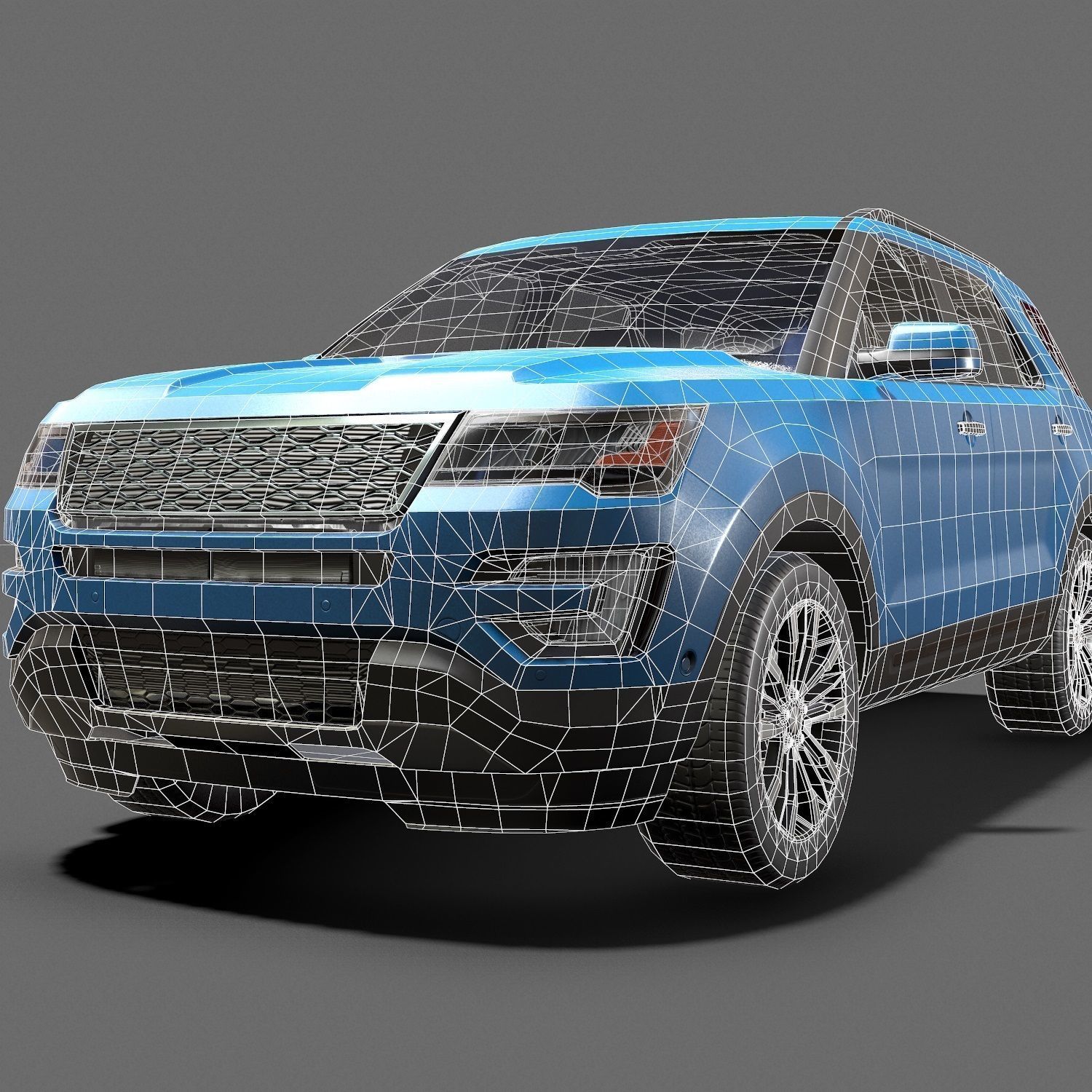 3D model Suv Car Low poly VR / AR / low-poly | CGTrader