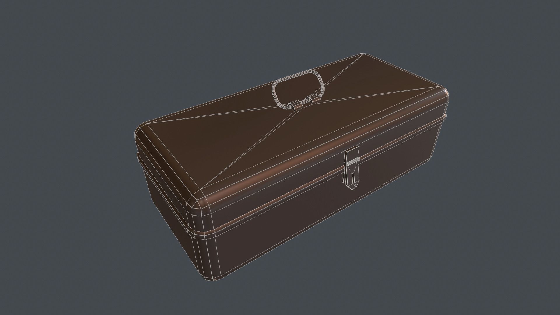 3D model metal box VR / AR / low-poly | CGTrader