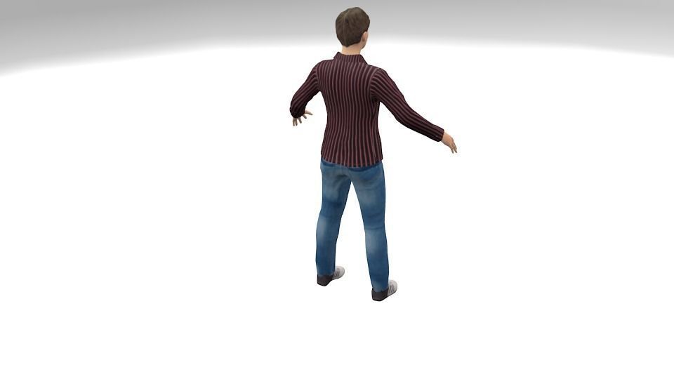 BASE HUMAN MODEL free 3D model rigged | CGTrader