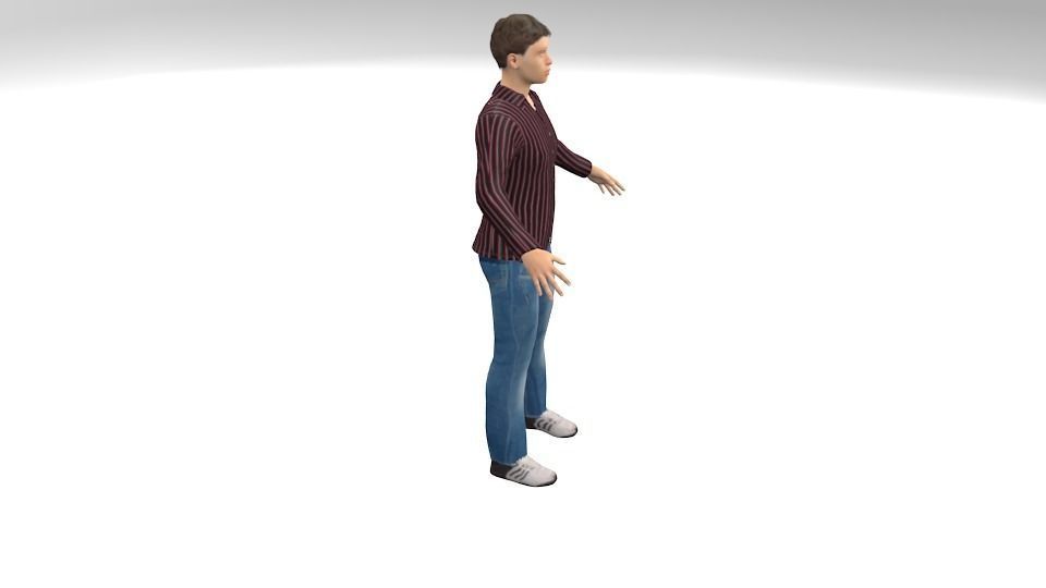 BASE HUMAN MODEL free 3D model rigged | CGTrader