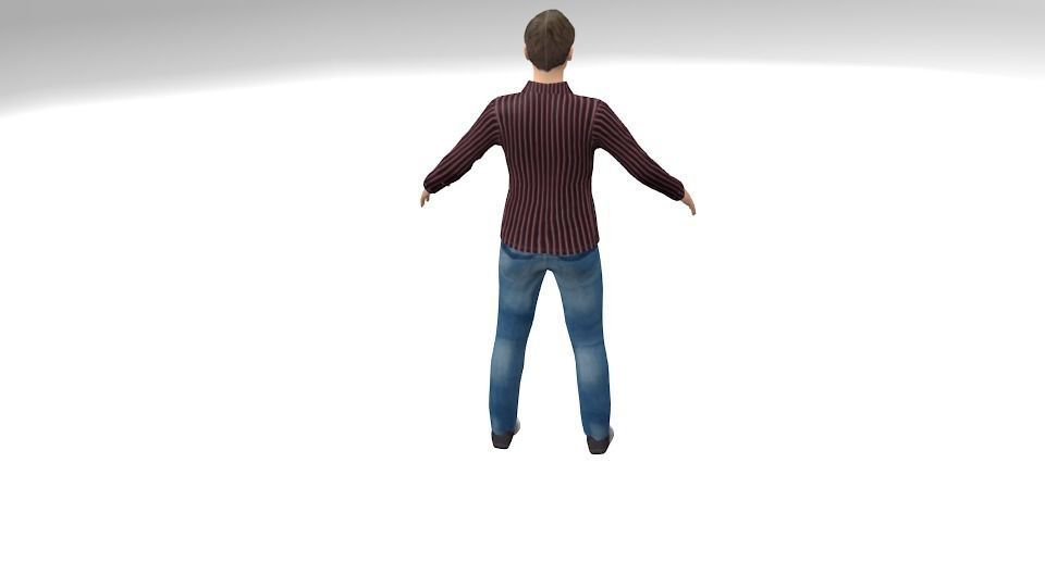 BASE HUMAN MODEL free 3D model rigged | CGTrader
