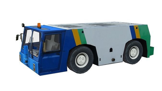 3D model Lowpoly Pushback TLD TMX 400 VR / AR / low-poly | CGTrader