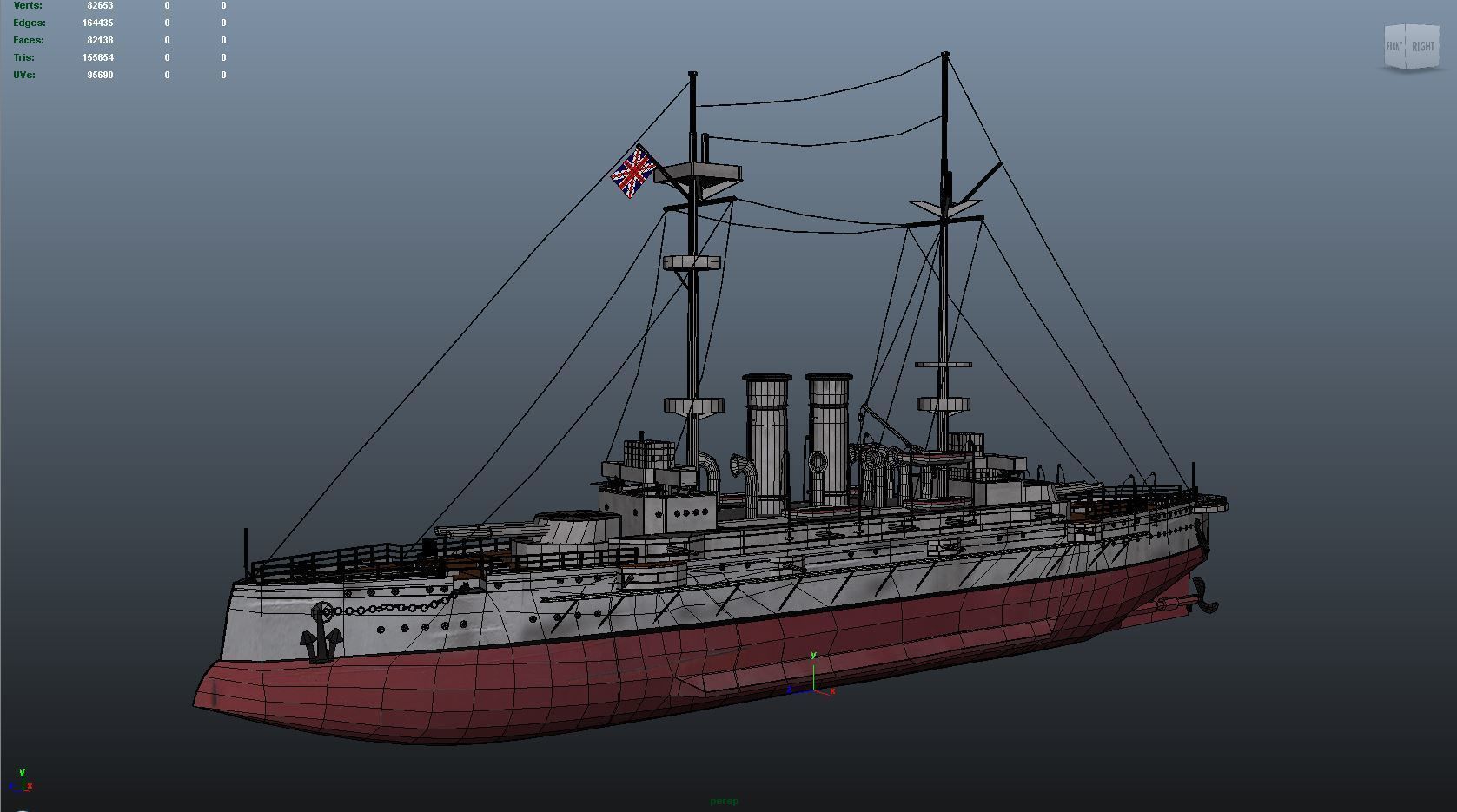 HMS Goliath Battleship 3D Model 3D model | CGTrader