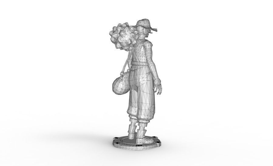 Usopp - Standing Pose 3D model 3D printable | CGTrader