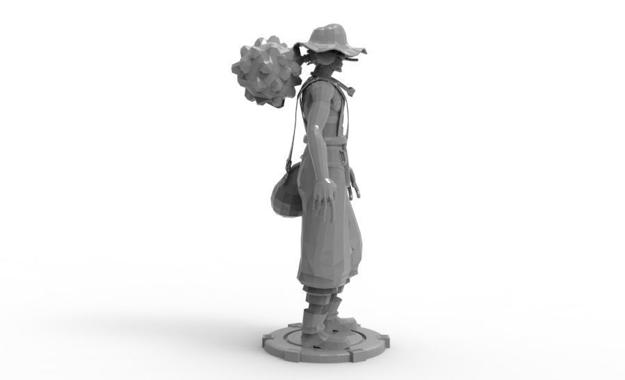 Usopp - Standing Pose 3D model 3D printable | CGTrader