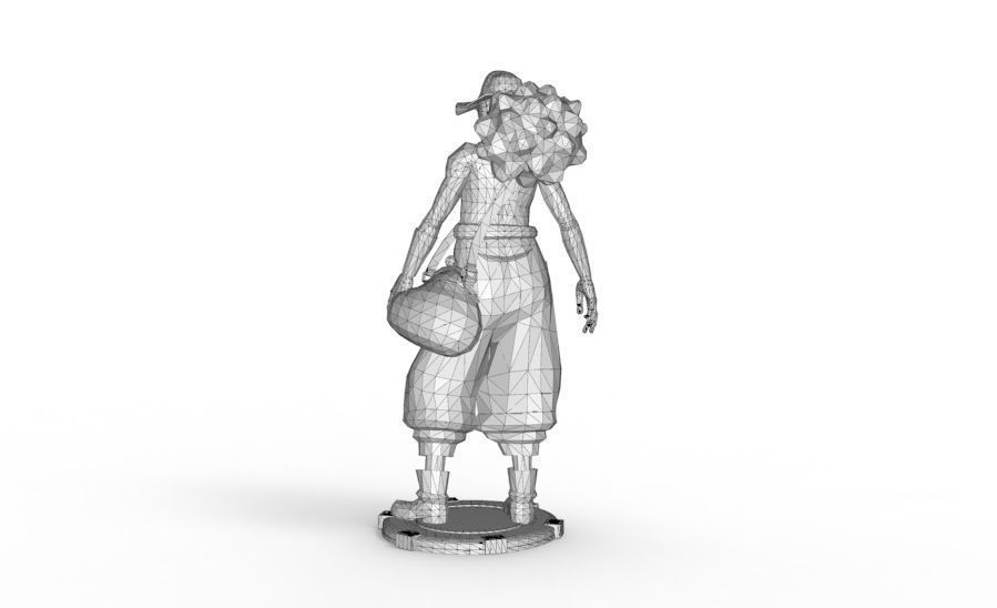 Usopp - Standing Pose 3D model 3D printable | CGTrader