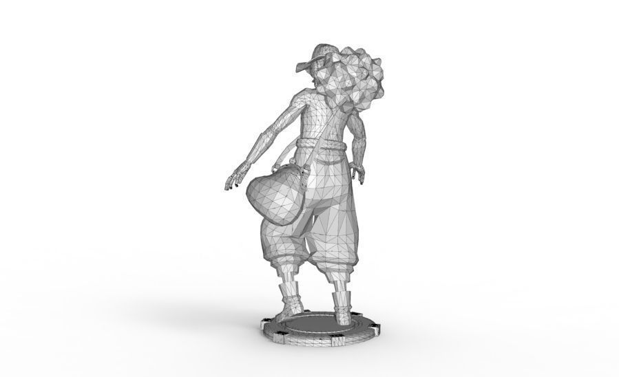 Usopp - Tough Walk Pose 3D model 3D printable | CGTrader