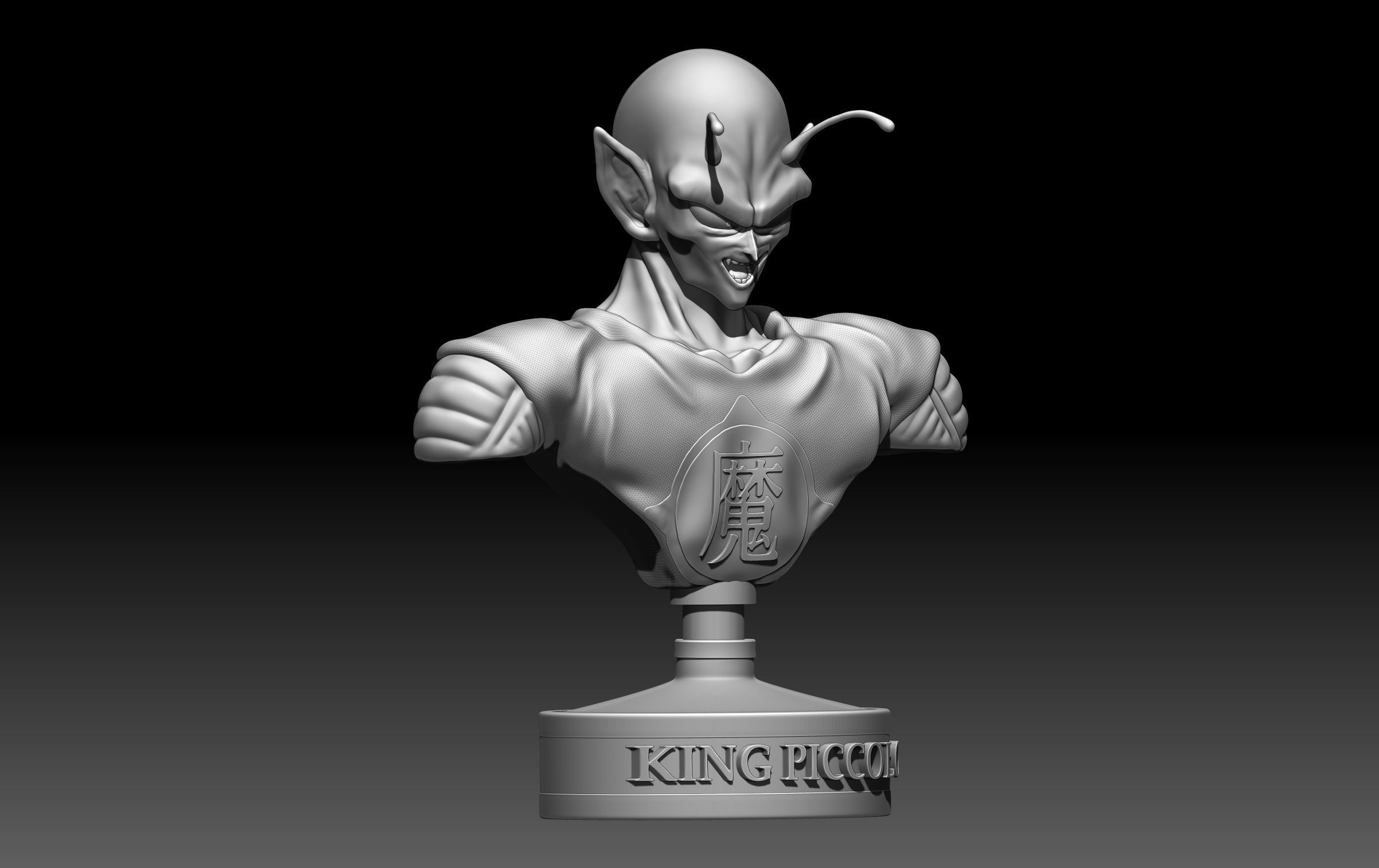 king piccolo 3D model 3D printable | CGTrader