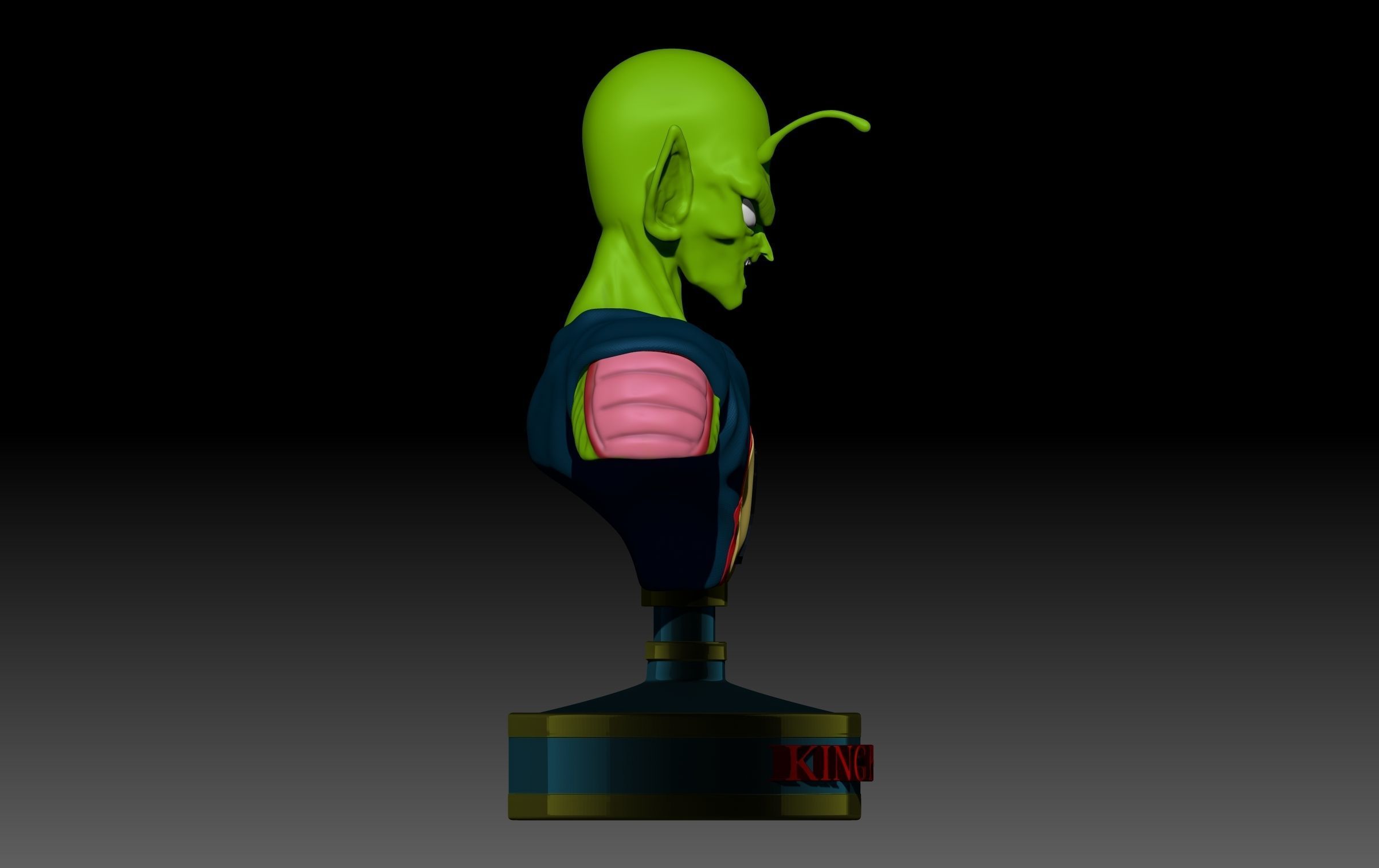 king piccolo 3D model 3D printable | CGTrader