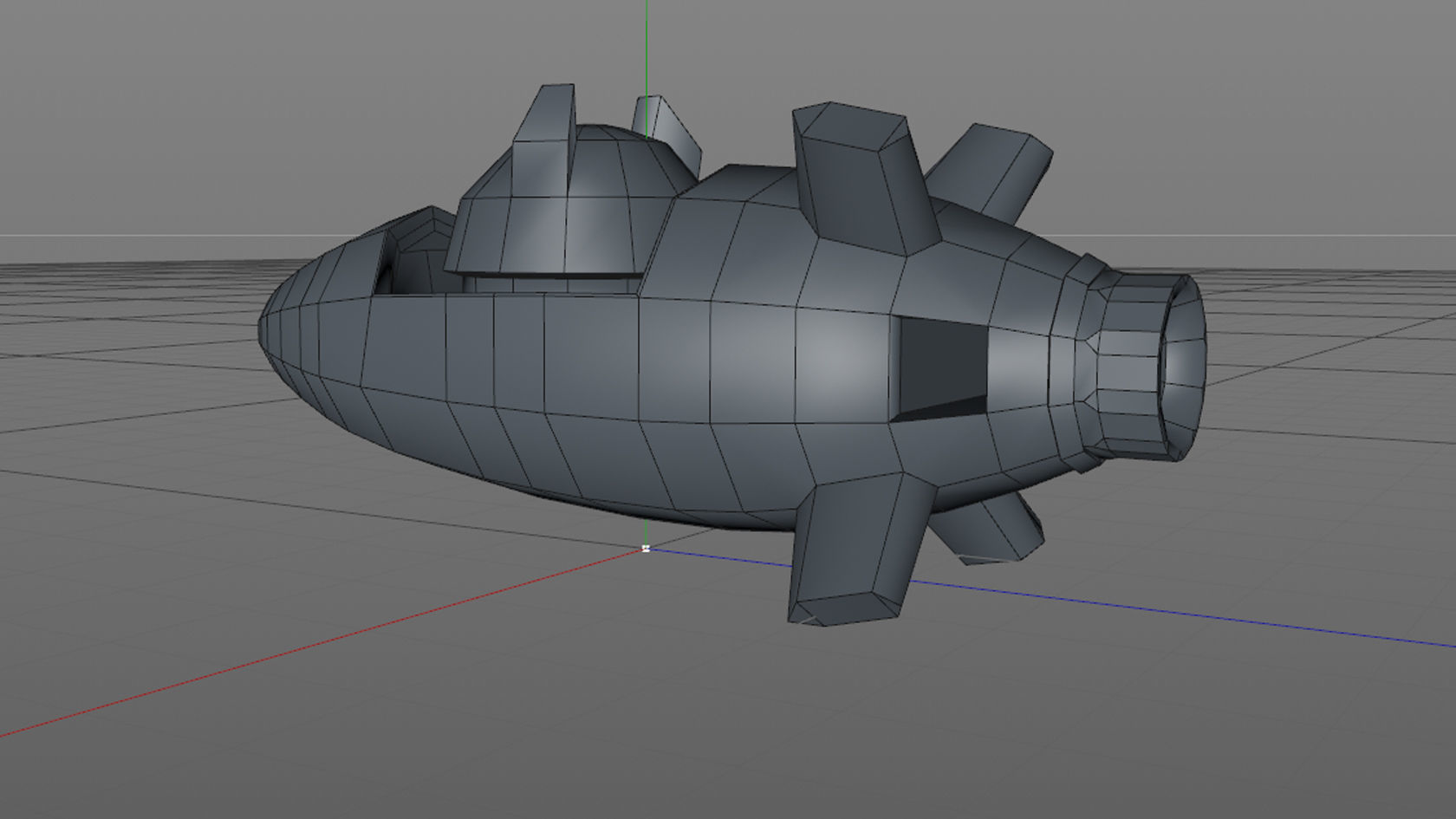 Rocket 1 Cartoon Keychain 3D model 3D printable | CGTrader