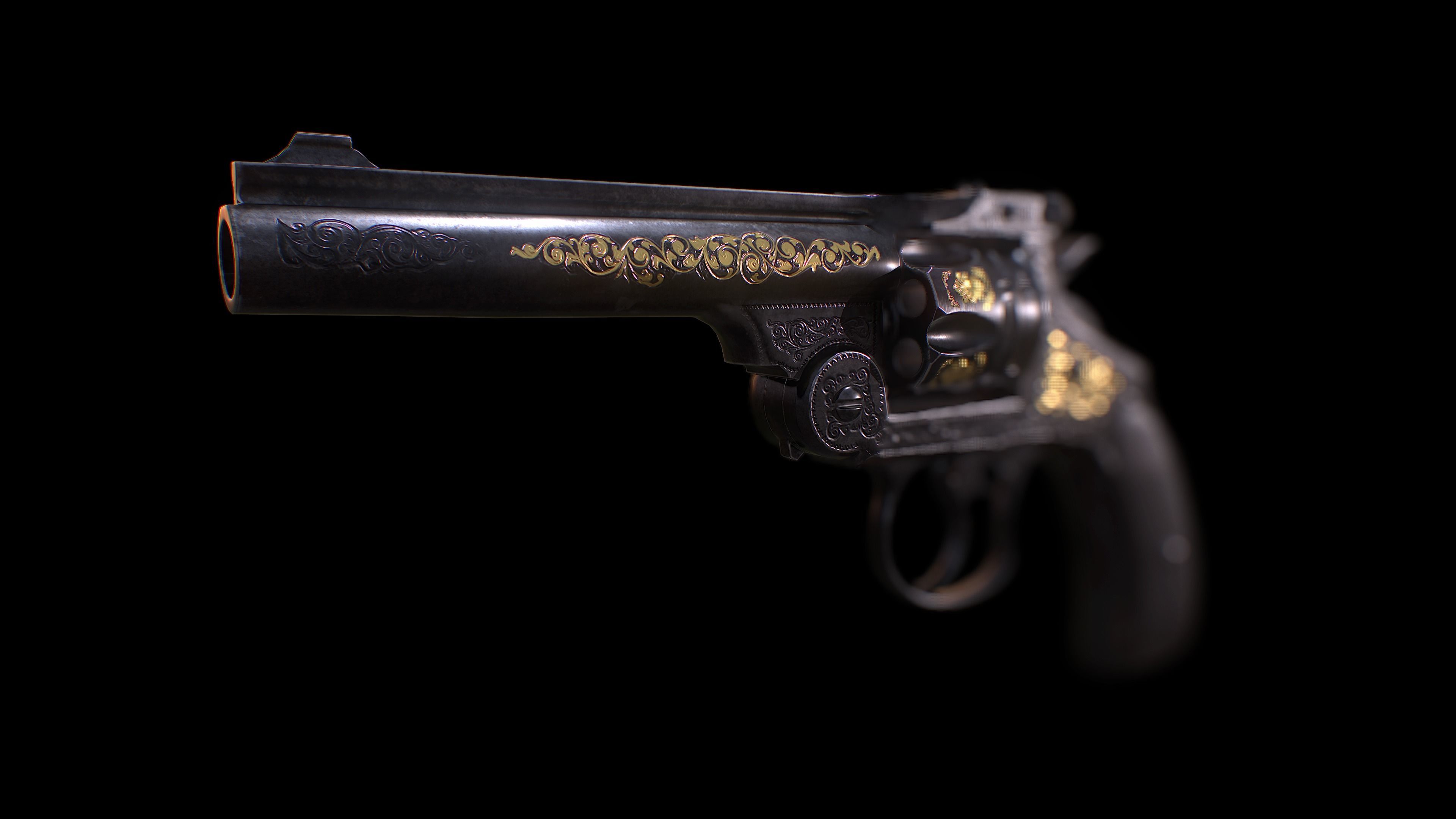 3D model Henry Revolver VR / AR / low-poly | CGTrader