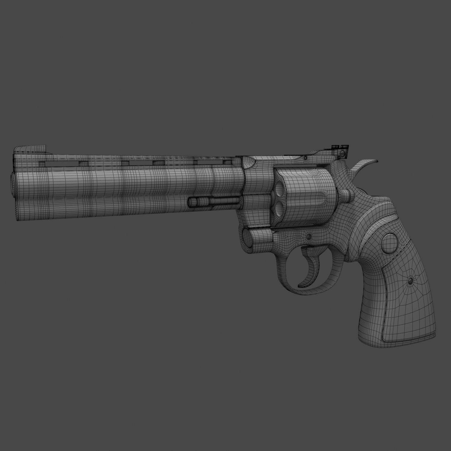 Colt Python 357 3D model | CGTrader