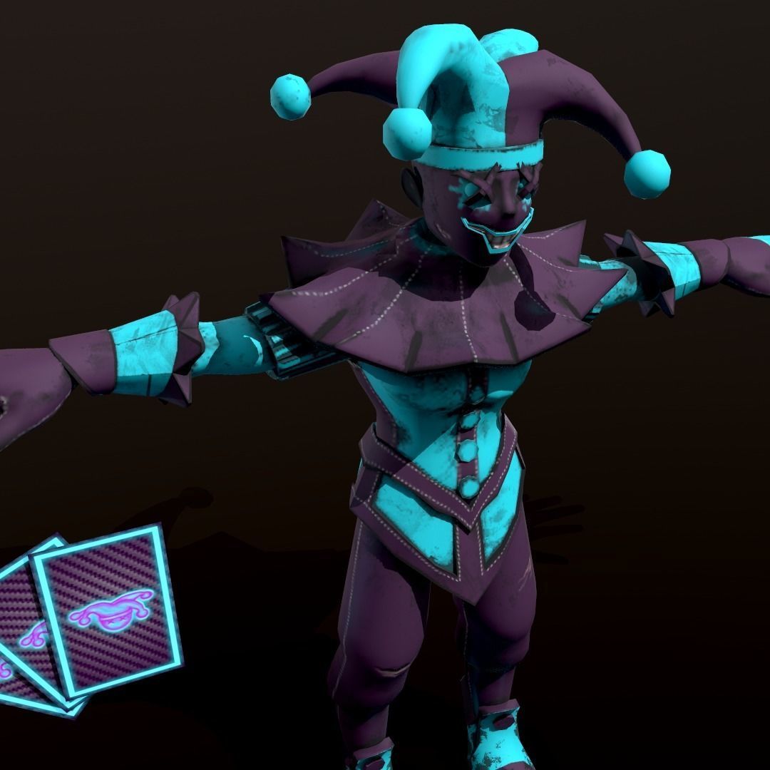 3D model Joker Stylized Character VR / AR / low-poly | CGTrader
