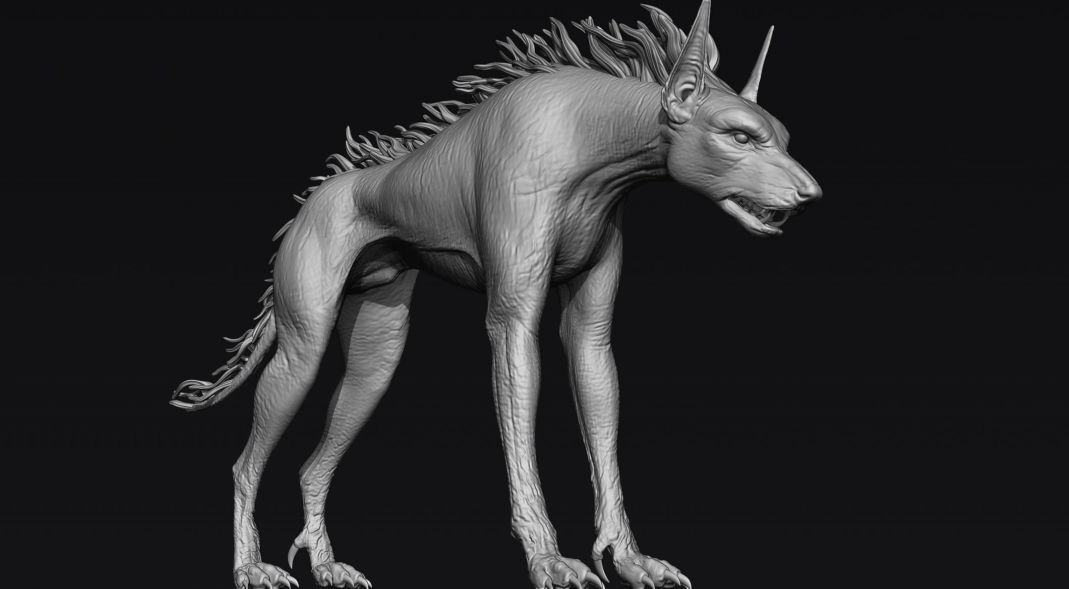 Hellhound Zbrush 3D model | CGTrader