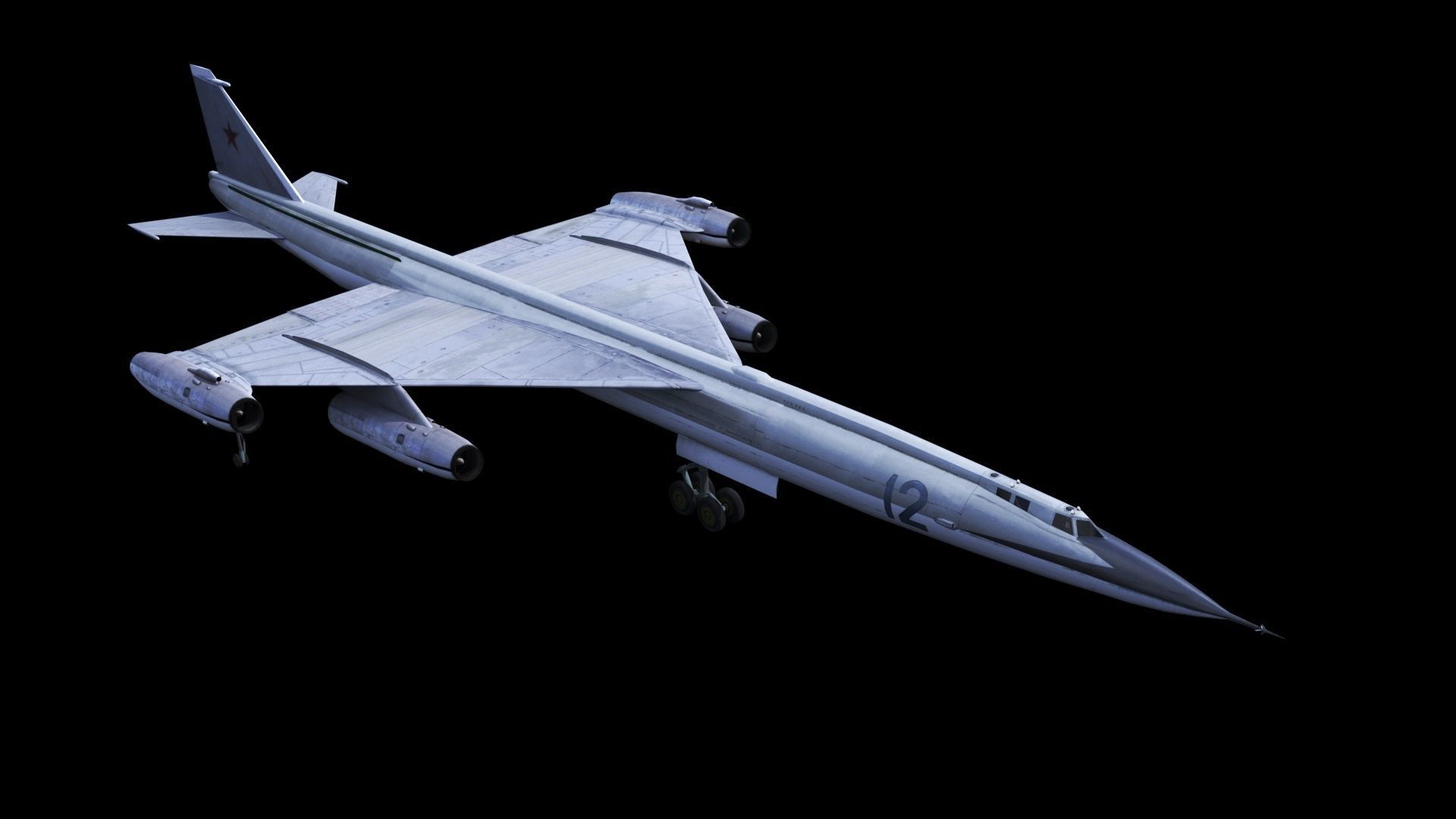 3D model Myasishchev M-50 Bounder VR / AR / low-poly | CGTrader