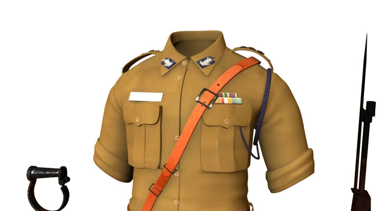 india police 3d model 3D model | CGTrader