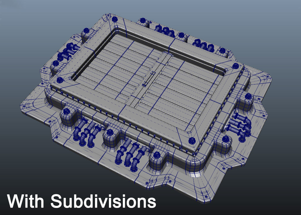 3D SciFi Garbage Chute 3D model | CGTrader