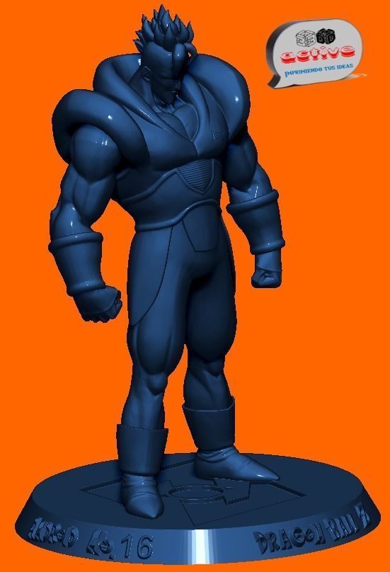 Dragon Ball Z - Android No 16 3D model 3D printable | CGTrader