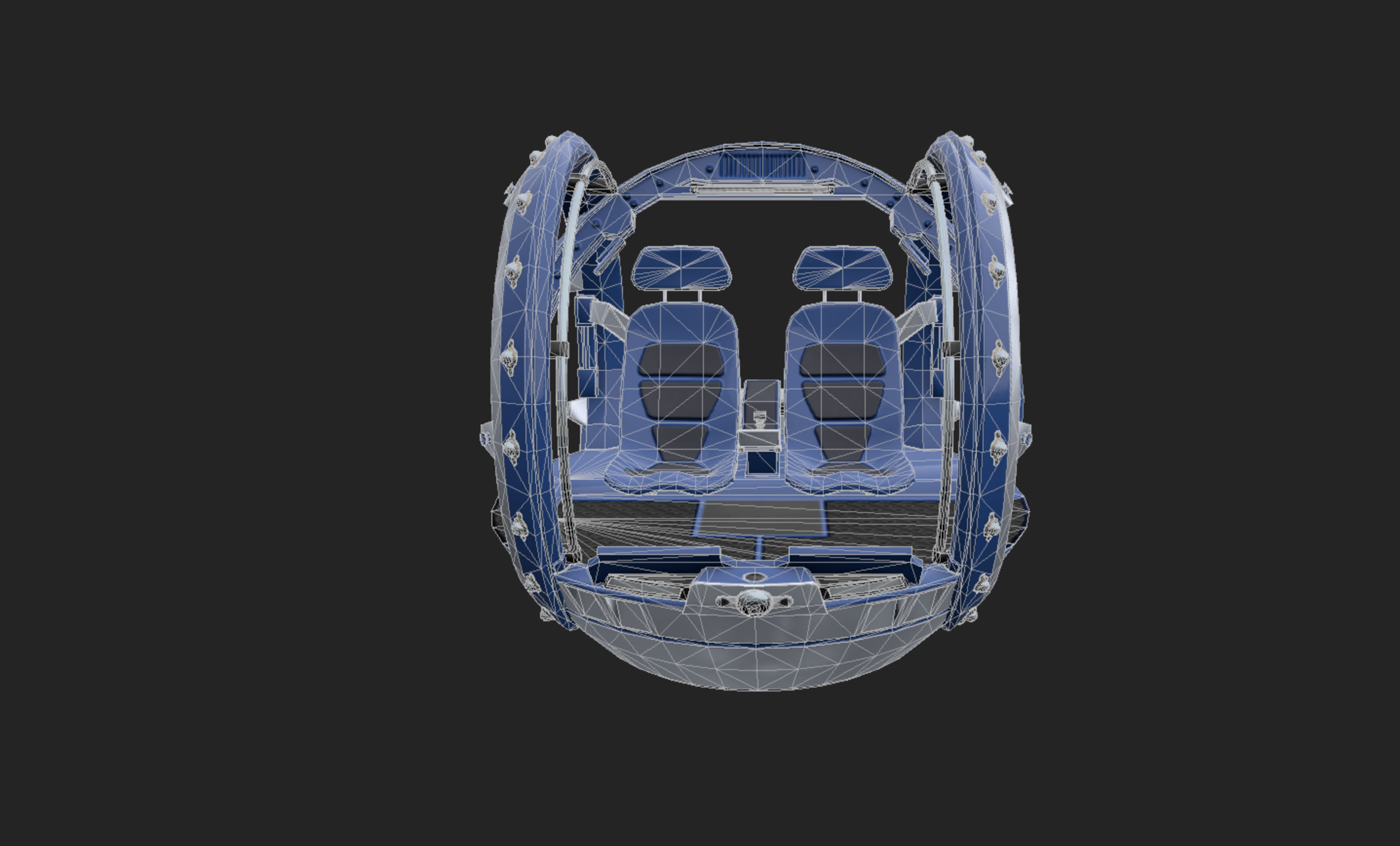 3D model Gyrosphere interior of hovercraft VR / AR / low-poly | CGTrader