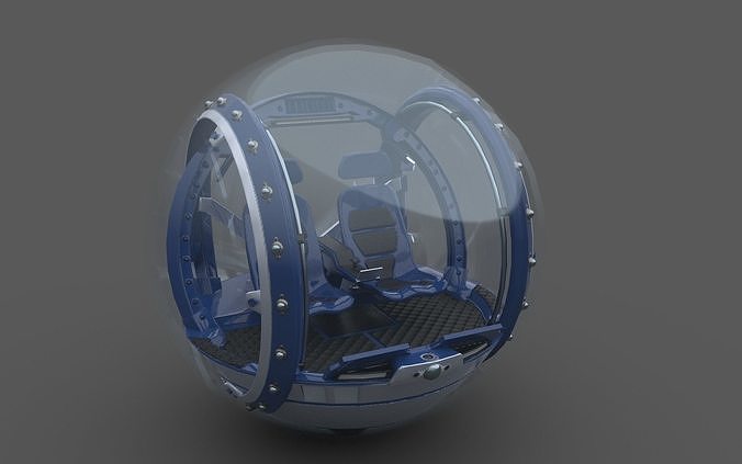 3D model Gyrosphere interior of hovercraft VR / AR / low-poly | CGTrader