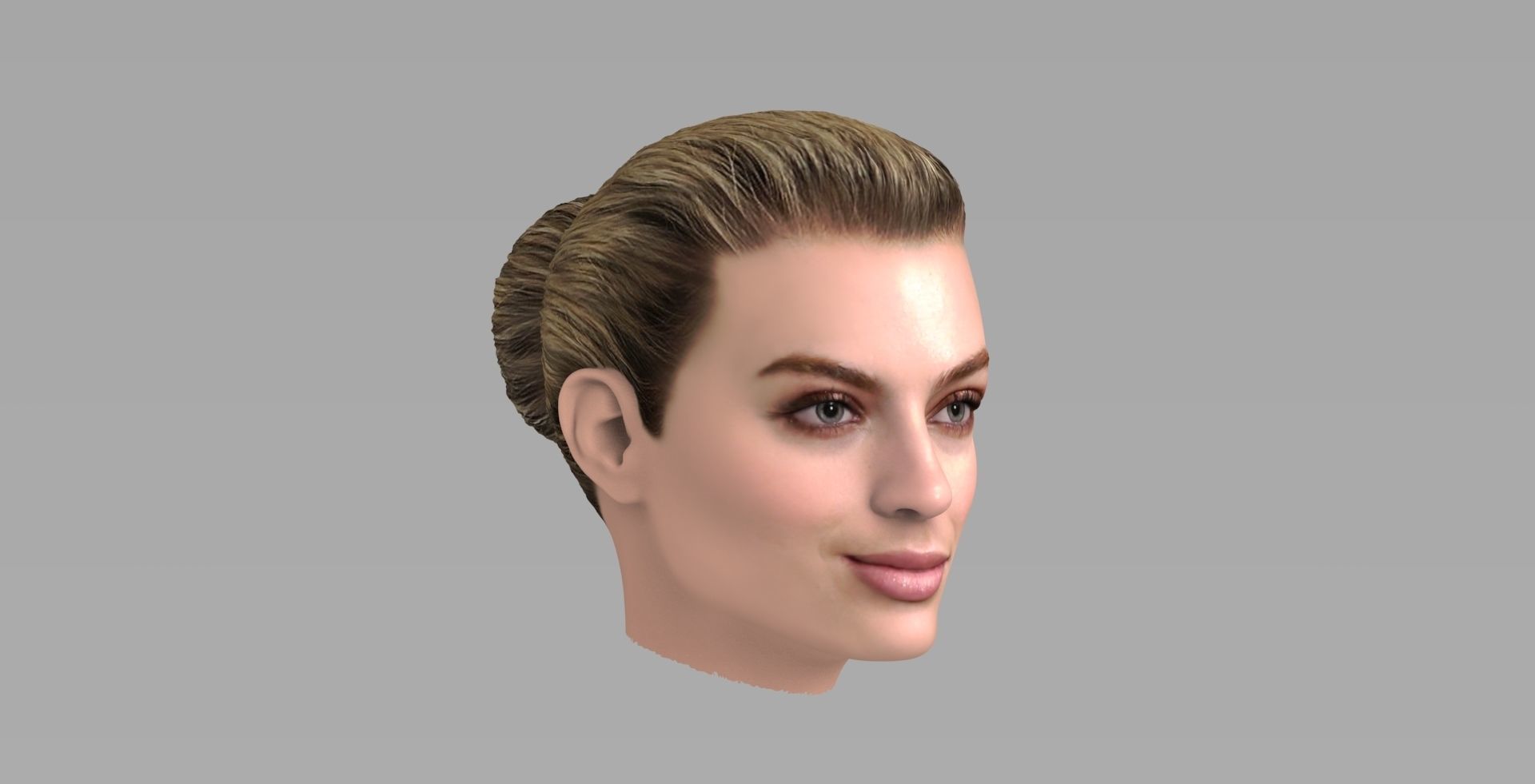 Margot Robbie 3D model | CGTrader