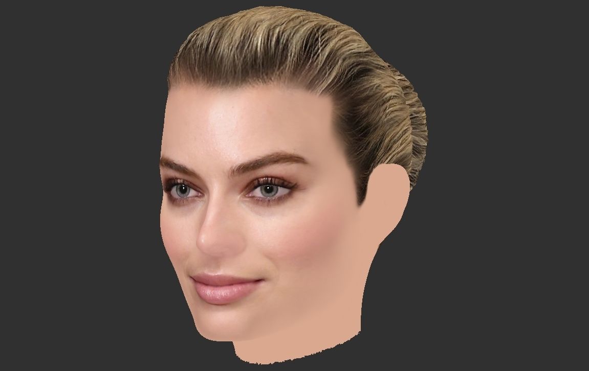 Margot Robbie 3D model | CGTrader