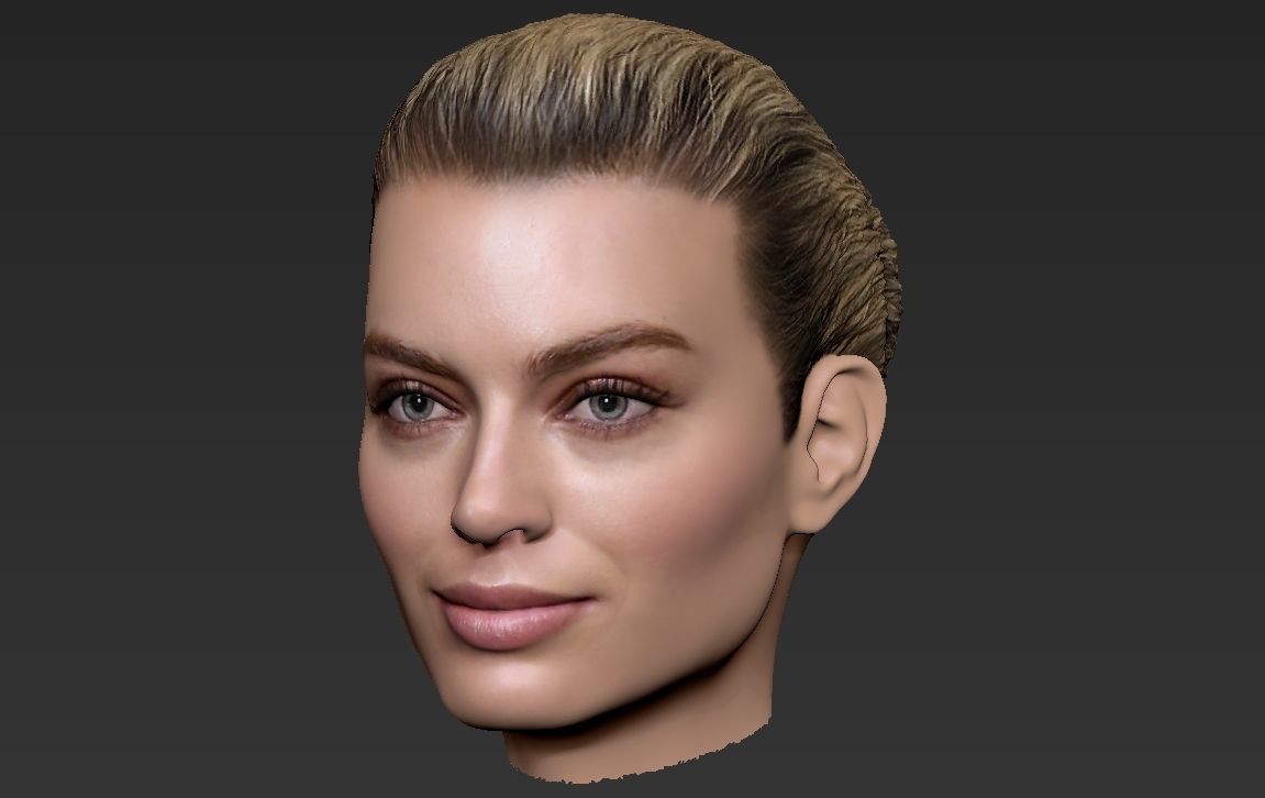 Margot Robbie 3D model | CGTrader