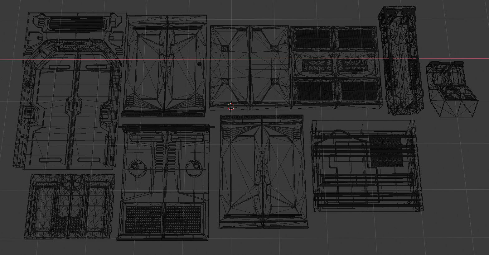 sci fi asets blender eevee pjct v6 3D model | CGTrader
