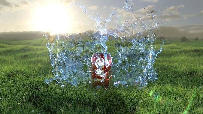 Water Splash 3D model animated | CGTrader