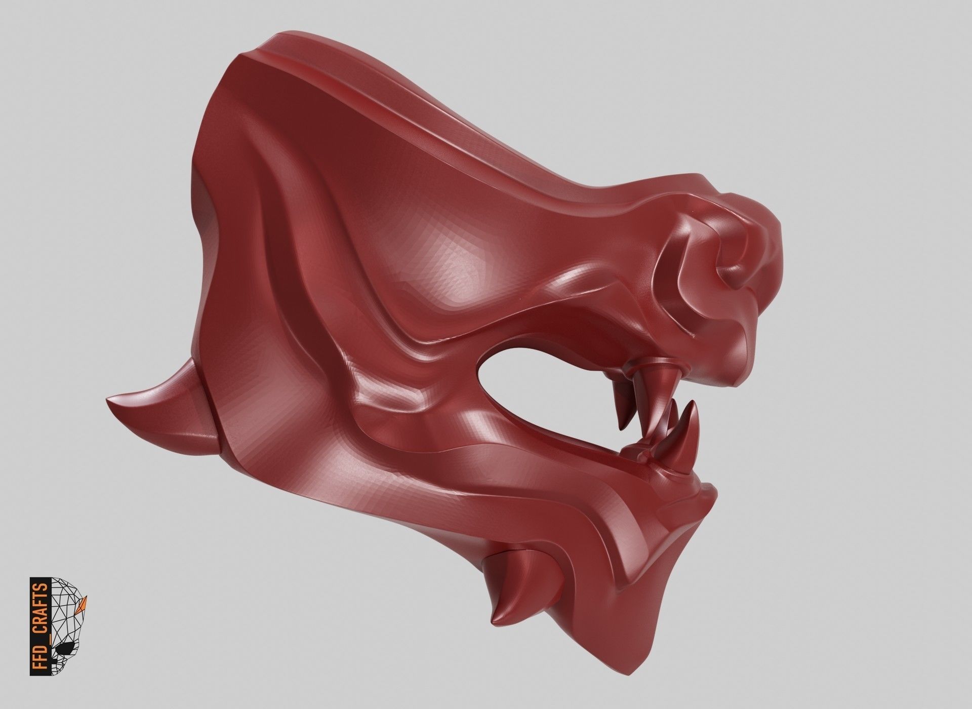 Mempo mask 3D model 3D printable | CGTrader