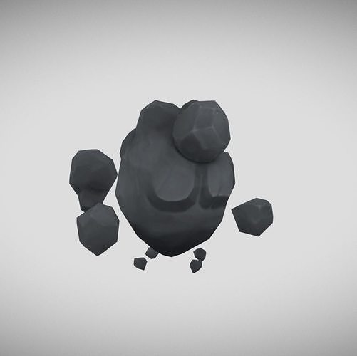 3D model Rock elemental animated VR / AR / low-poly | CGTrader