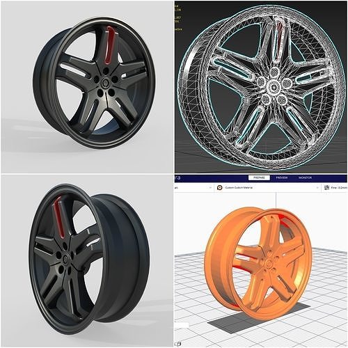 Rim 17 in M5 3D model | CGTrader