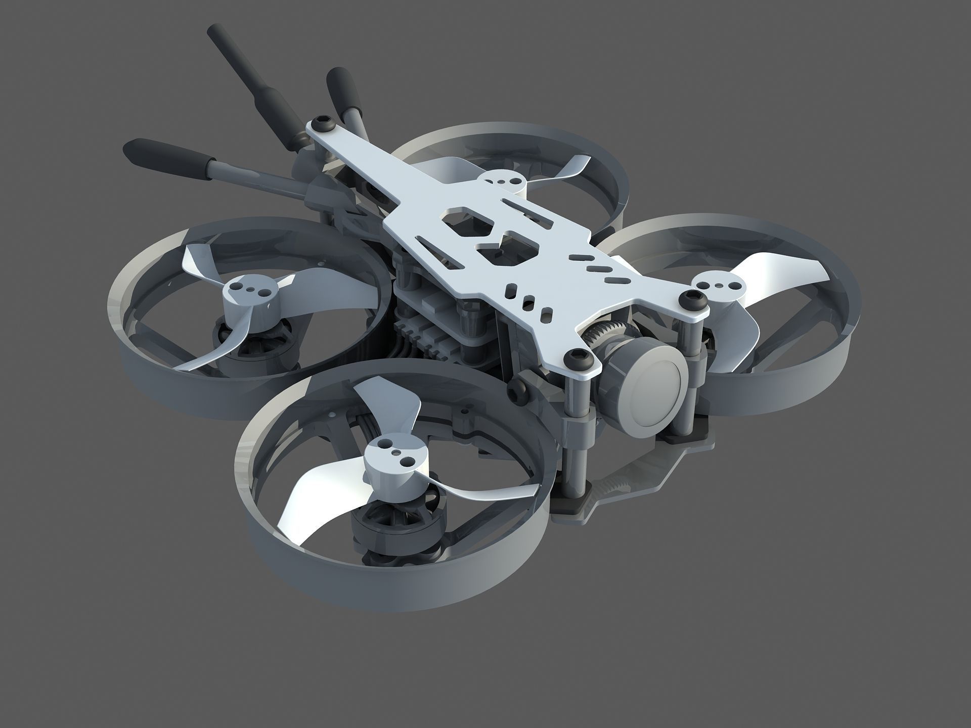 Bionic dragonfly four-axis Quadcopter UAV aircraft 3D model | CGTrader