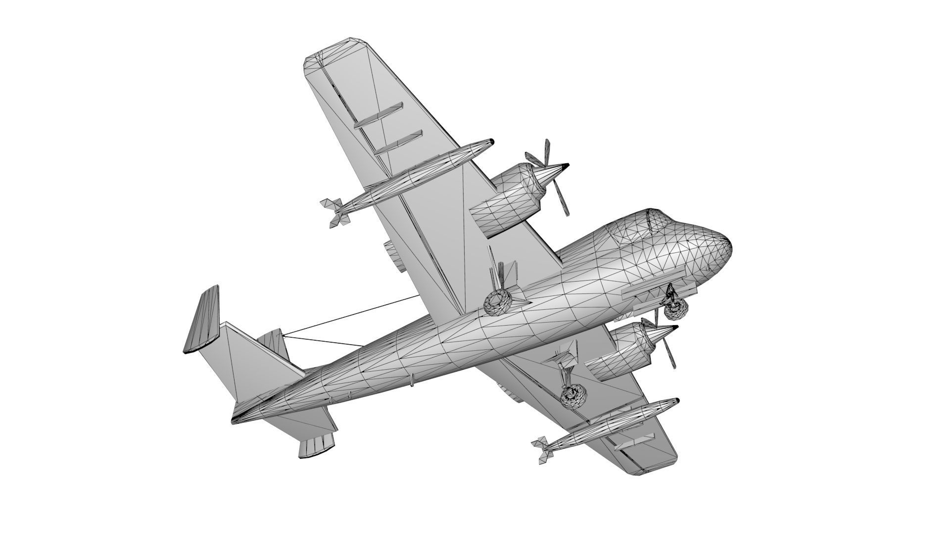 3D model Lowpoly OV-1 Mohawk 3D Model VR / AR / low-poly | CGTrader