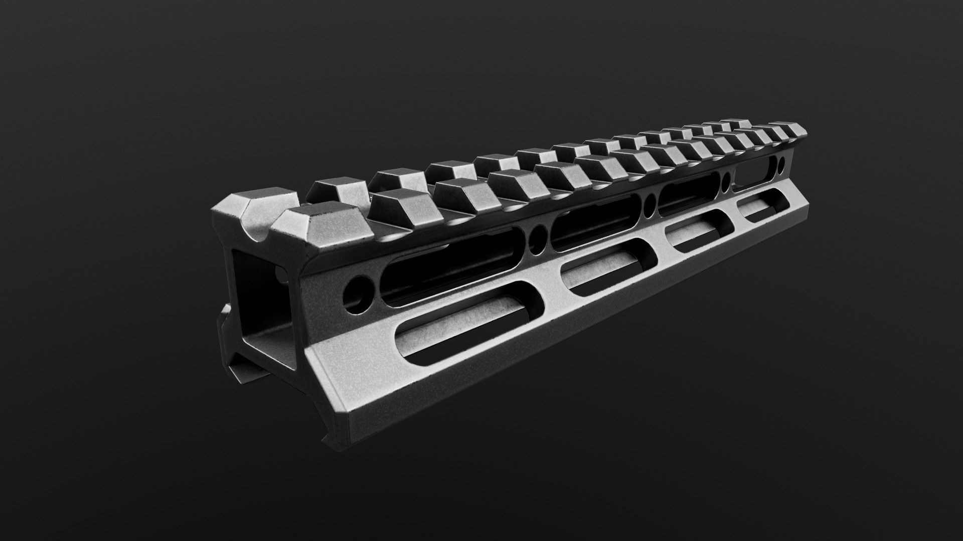 UTG Super Slim Picatinny Riser Mounts free VR / AR / low-poly 3D model ...