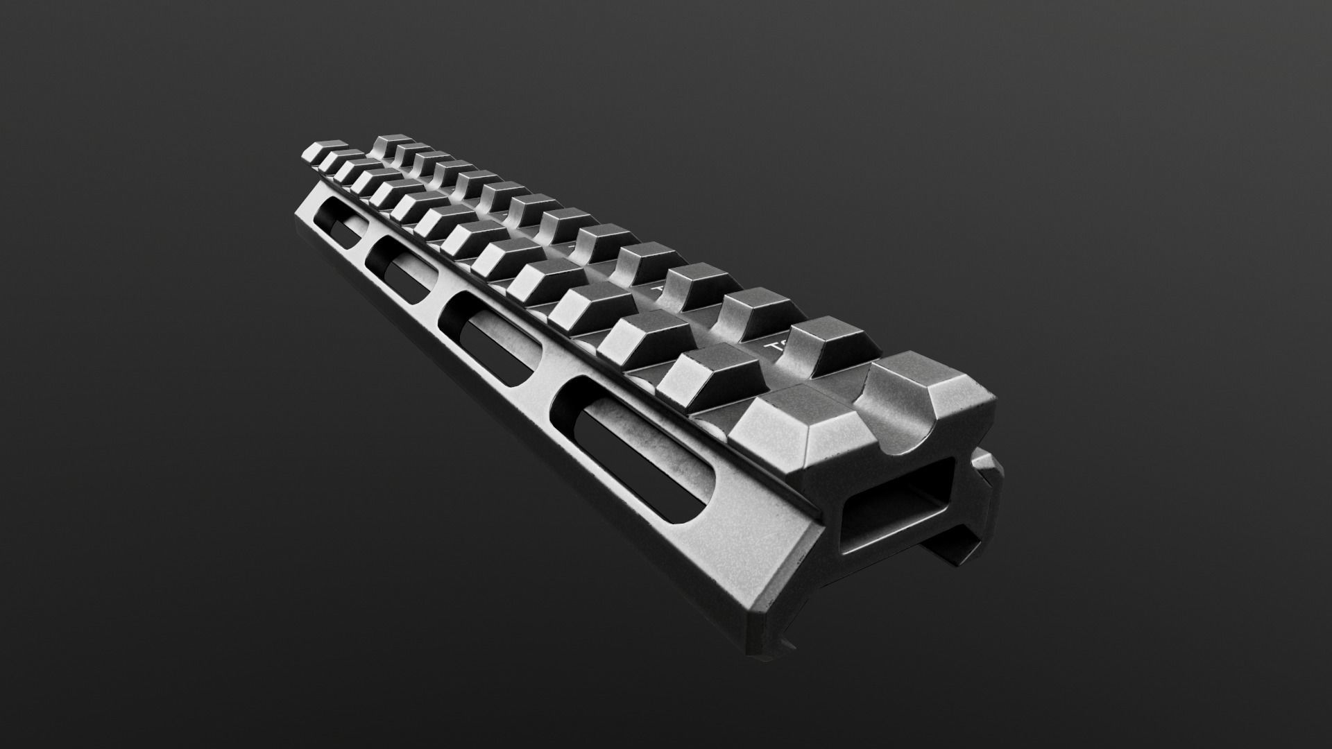 UTG Super Slim Picatinny Riser Mounts free VR / AR / low-poly 3D model ...