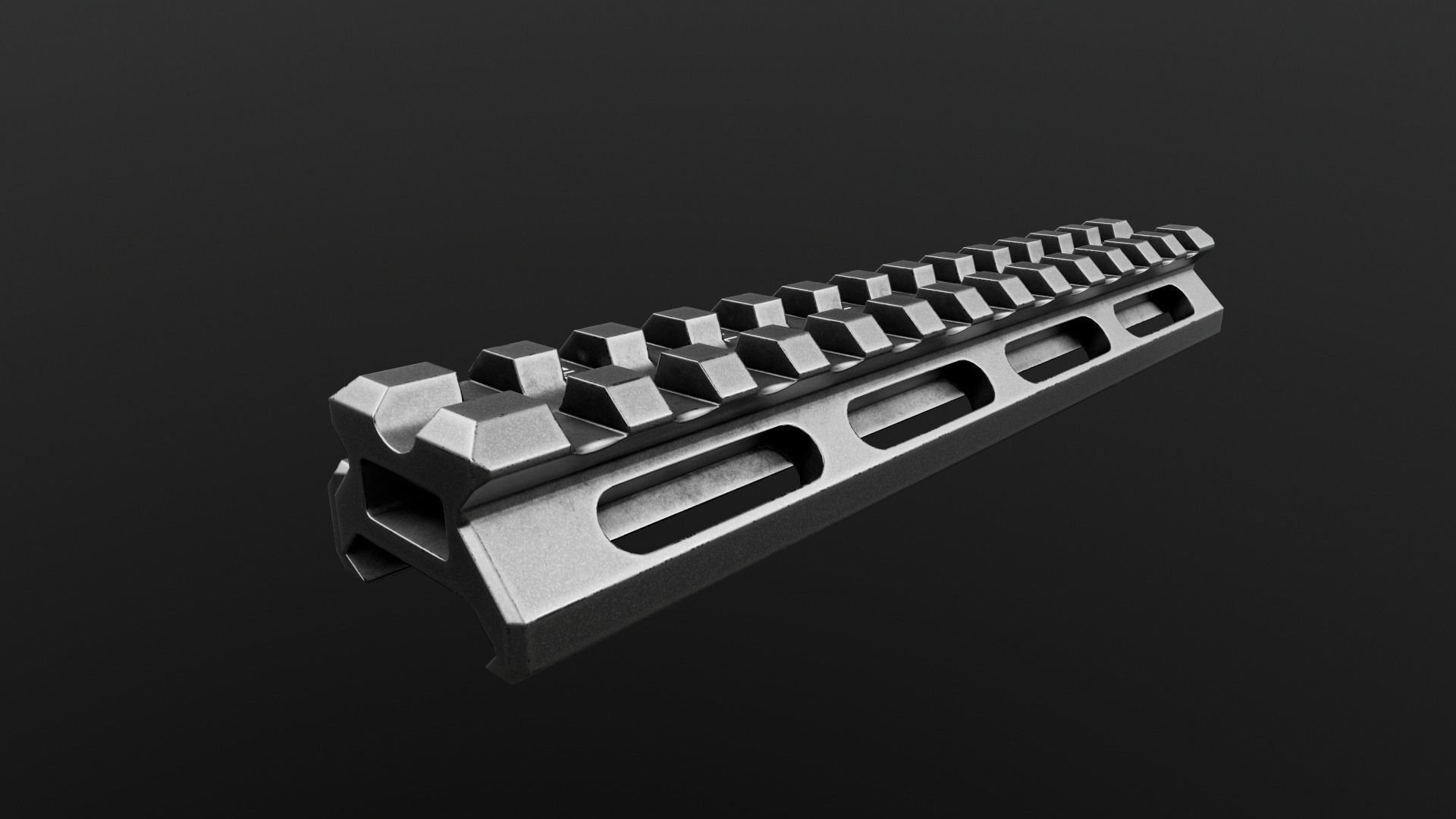 UTG Super Slim Picatinny Riser Mounts free VR / AR / low-poly 3D model ...