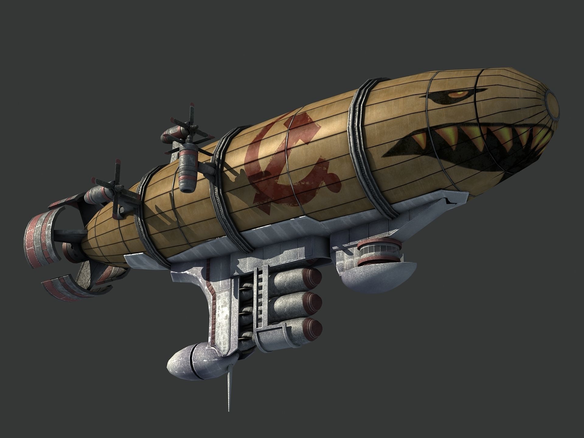 3D model Red Alert Kirov Airship-1 VR / AR / low-poly | CGTrader