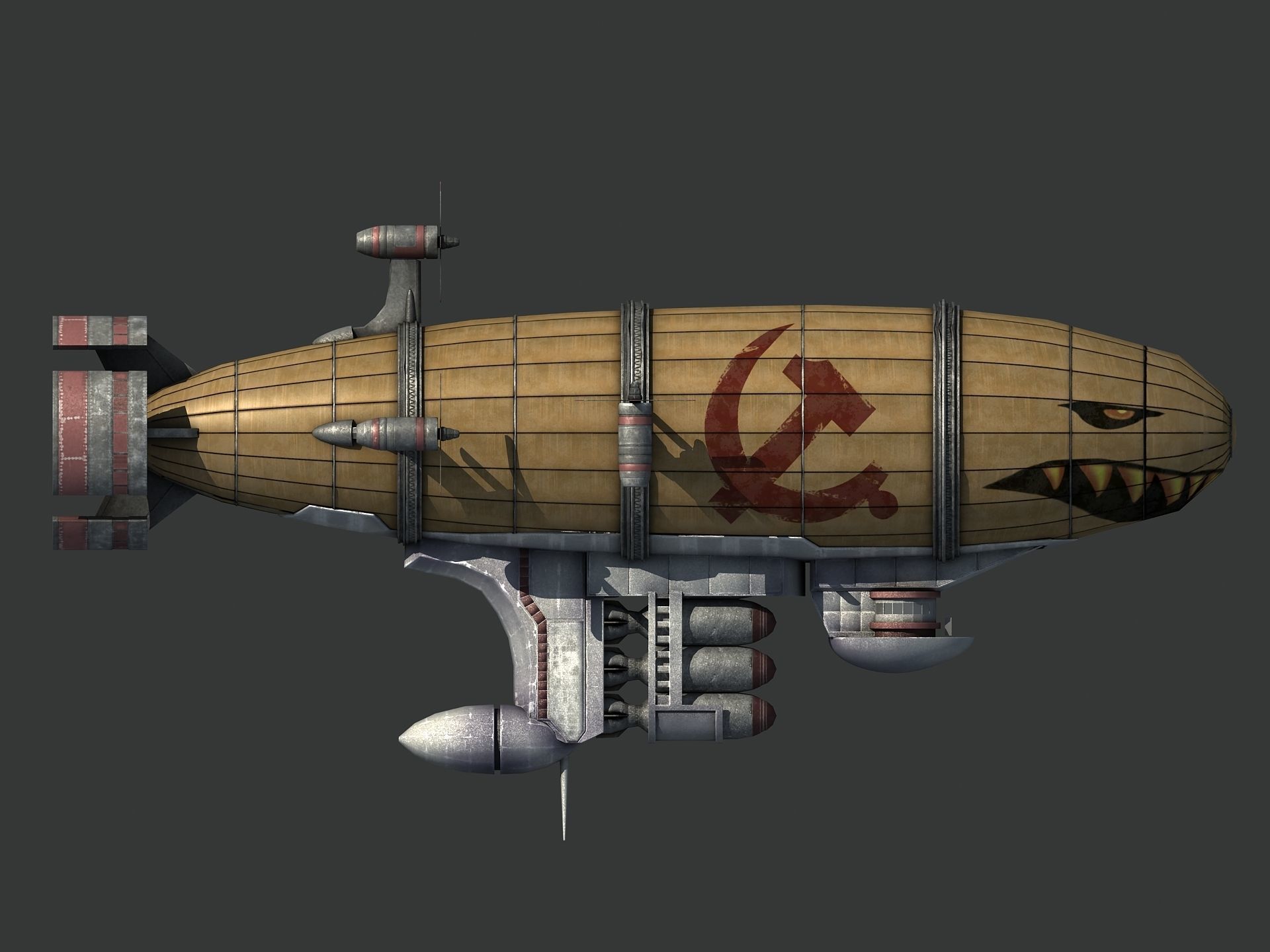 3D model Red Alert Kirov Airship-1 VR / AR / low-poly | CGTrader