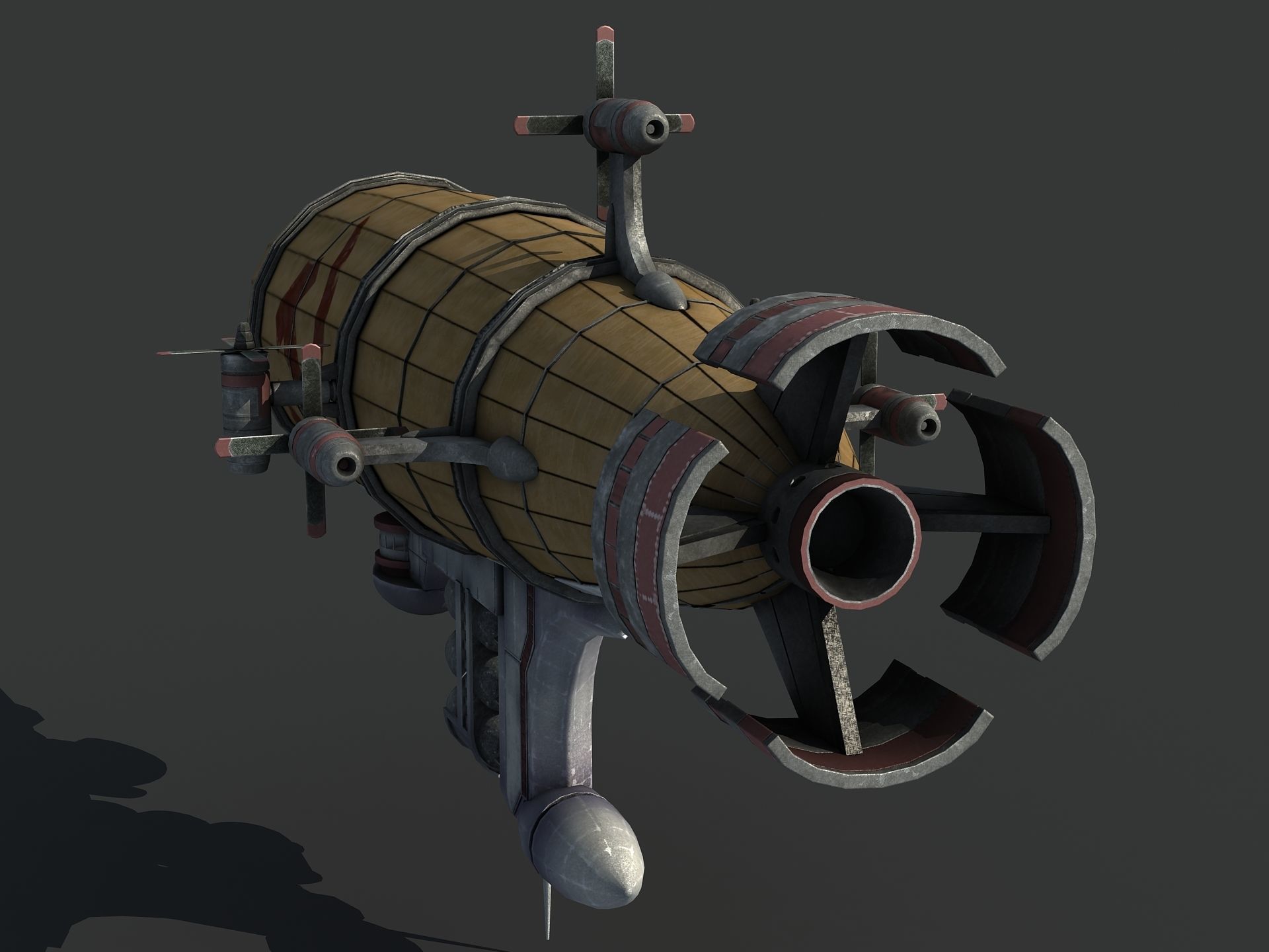 3D model Red Alert Kirov Airship-1 VR / AR / low-poly | CGTrader