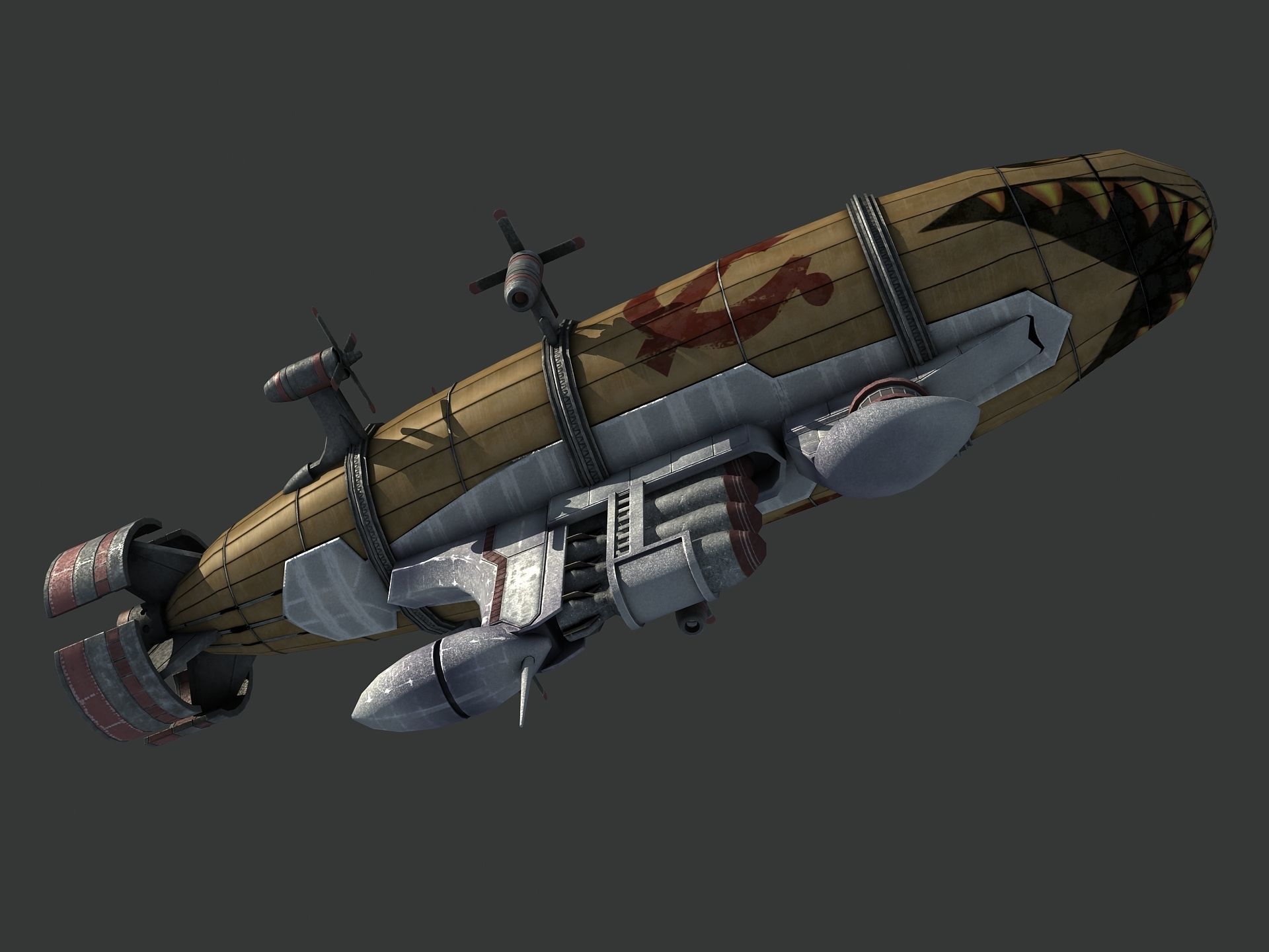 3D model Red Alert Kirov Airship-1 VR / AR / low-poly | CGTrader