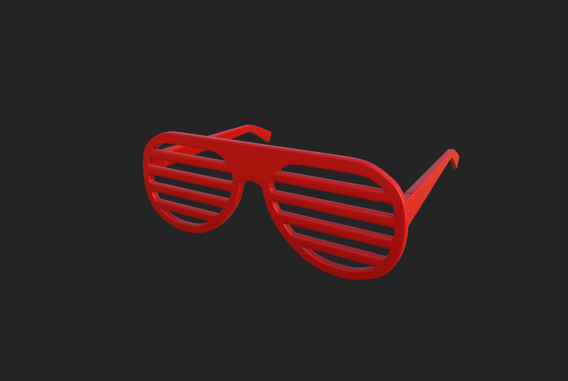 Shutter Shade Sunglasses 3D model | CGTrader