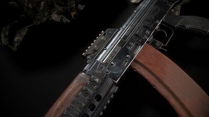 3D model Ris plank and forearms AKS74U VR / AR / low-poly | CGTrader