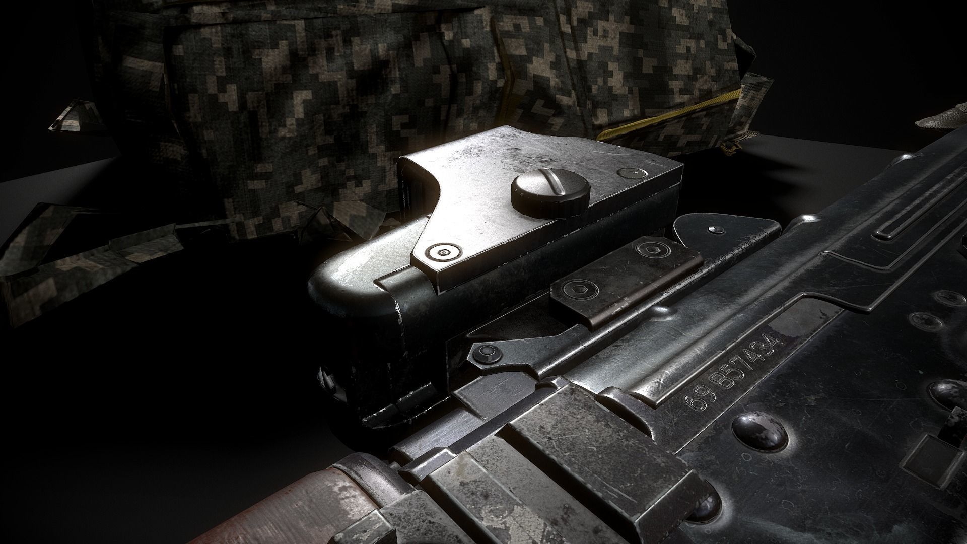 3D model Ris plank and forearms AKS74U VR / AR / low-poly | CGTrader