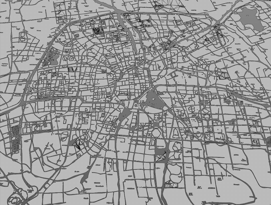 Urban vector city map 3D model | CGTrader