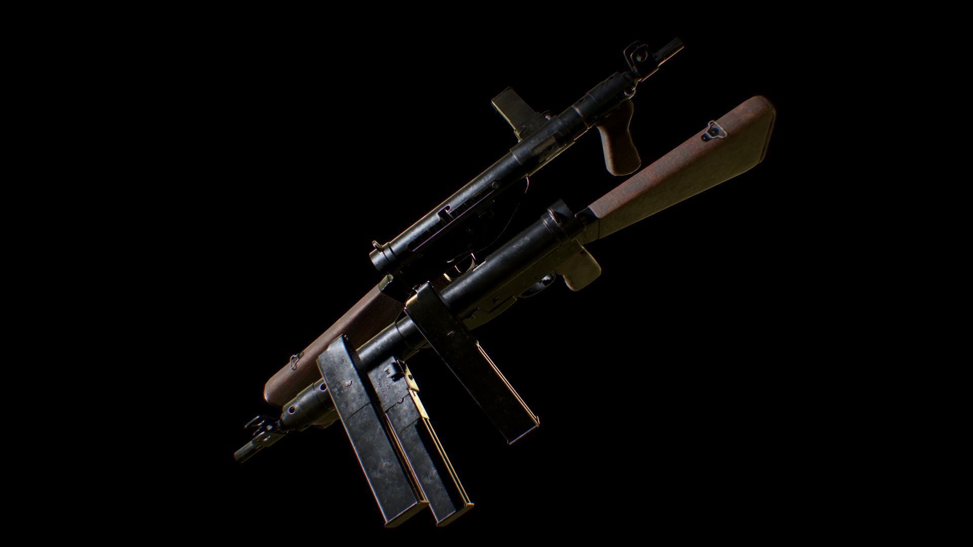 Sten MK5 free VR / AR / low-poly 3D model | CGTrader