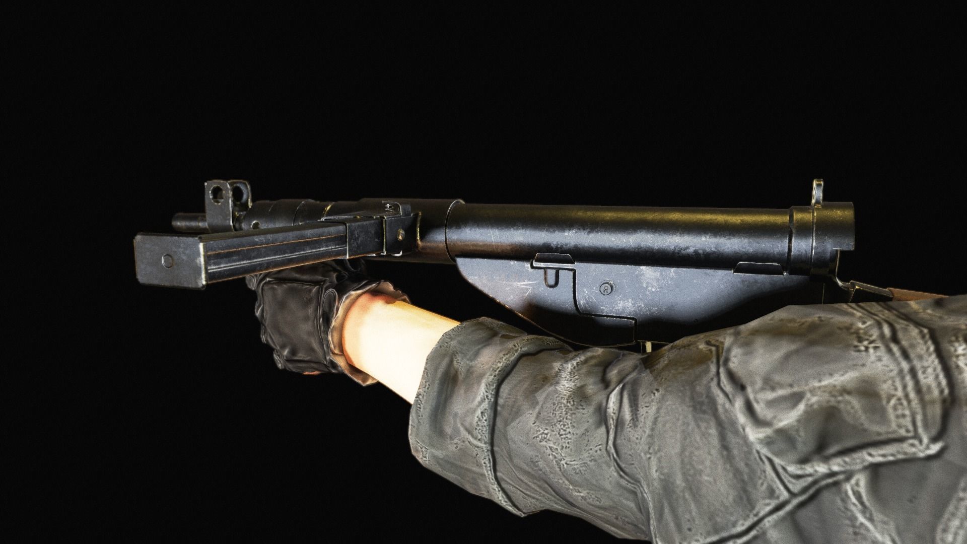 Sten MK5 free VR / AR / low-poly 3D model | CGTrader