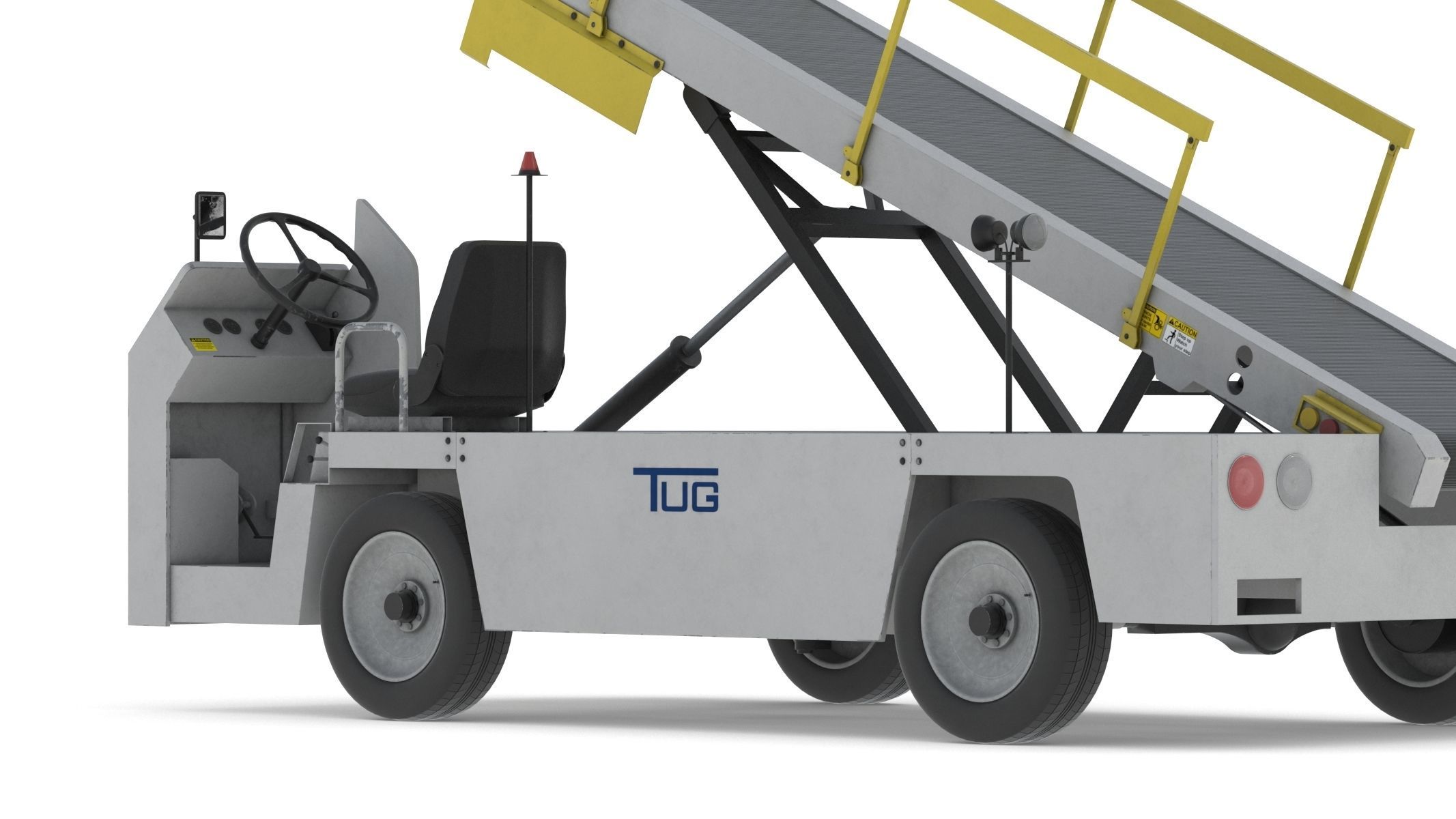Airport Conveyor Belt Loader TUG 660 3D model | CGTrader
