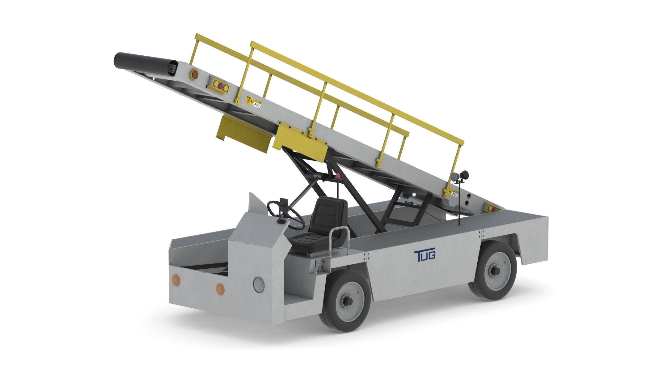 Airport Conveyor Belt Loader TUG 660 3D model | CGTrader