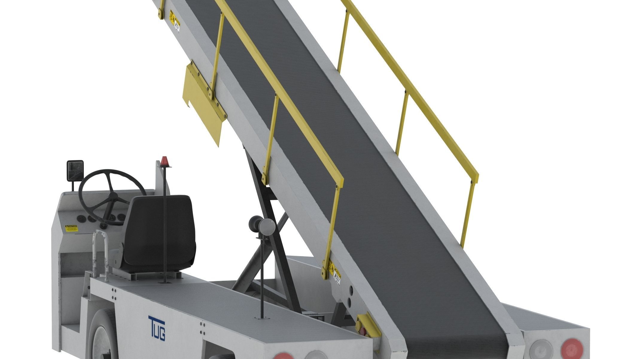 Airport Conveyor Belt Loader TUG 660 3D model | CGTrader